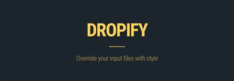 Dropify Npm