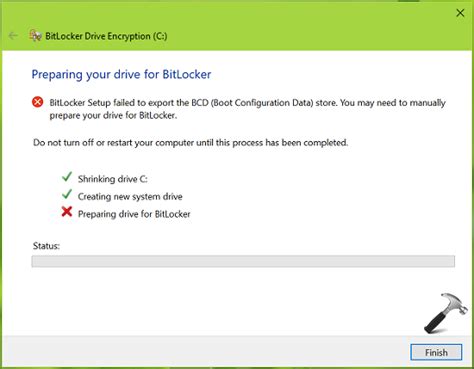 Fix Bitlocker Setup Failed To Export The Bcd Store In Windows 10