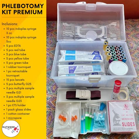 Phlebotomy Kit For Medtech Complete Phlebotomy Shopee Philippines