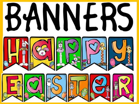 Easter Display Banners Teaching Resources