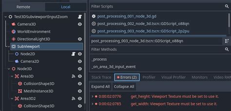 SubViewport Set Sizes Error For Camera2D UI Godot Forum