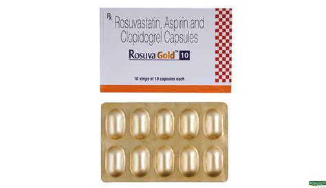 Buy Rosuva Gold 10mg 10 Capsules Online At Best Prices Wellness Forever
