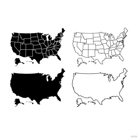 Usa Map Png