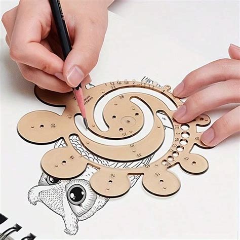 1pc Drawing Compass Circle Template Set Pc Material Circle Maker