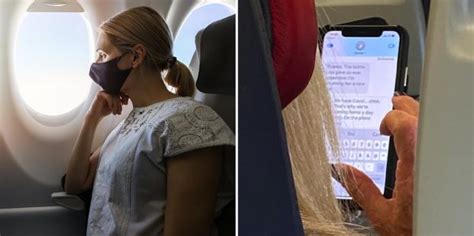 Horrified Plane Passenger Sparks Debate Over A Womans We Have Covid