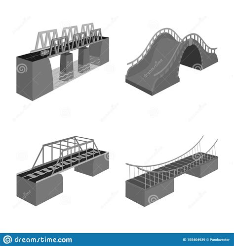 Vector Design Of Connection And Crossing Symbol Set Of Connection And Design Stock Vector