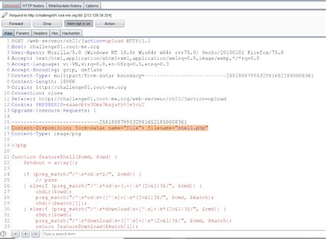 Write Up Root Me Web Server Challenge