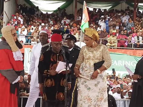 Ukiwe Amaechi Gen Nwachukwu Storm Abia For Ottis Inauguration