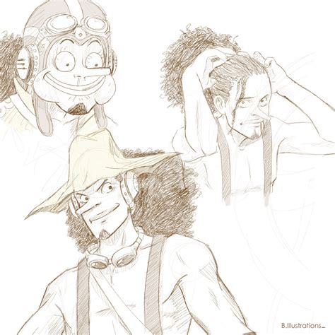 Usopp One Piece Drawings