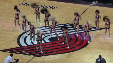 2013 Blazer Dancers Portland Trail Blazers Cheerleaders April 10 Youtube