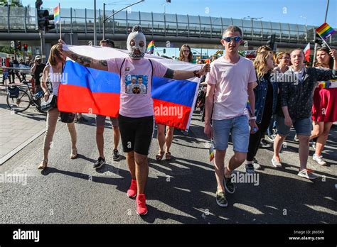 Gdansk Poland Th May Equality March Participant Dressed As Pussy Riot Russian Band