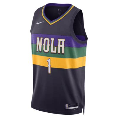 Zion Williamson New Orleans Pelicans City Edition Nike Dri Fit Nba