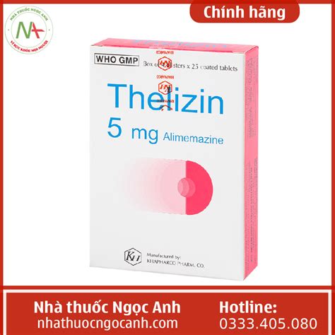 Thuốc Thelizin Là Thuốc Gì Giá Bao Nhiêu Mua ở đâu