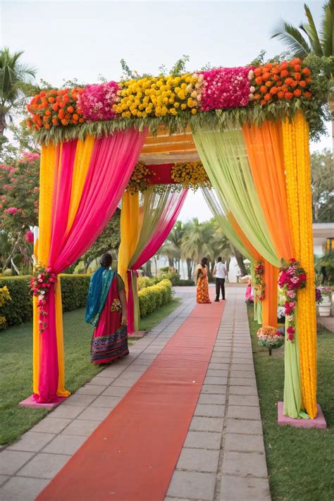 25 Stunning Half Saree Function Decor Ideas