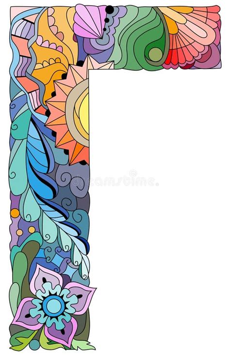 Russian Alphabet Cyrillic Capital Letter G Vector Illustration Stock Vector Illustration Of