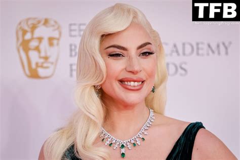 Lady Gaga Flaunts Her Tits At The Ee 75th British Academy Film Awards