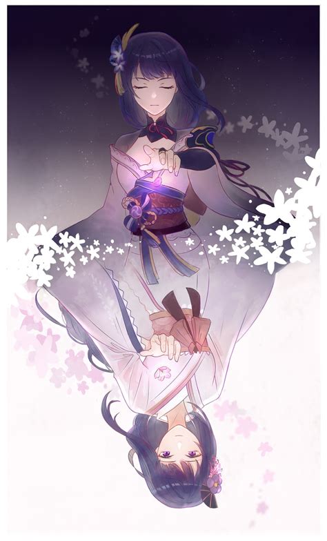 Raiden Shogun And Makoto Genshin Impact Drawn By Jiangchengzi Danbooru