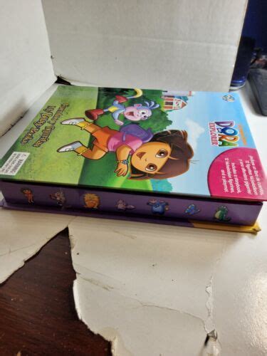 Dora The Explorer My Busy Books With Figurines And Playmat New