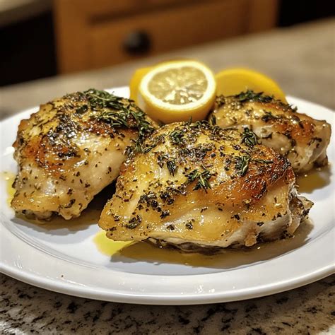 Ultimate Delicious Juicy Lemon Herb Chicken Thighs Recipe