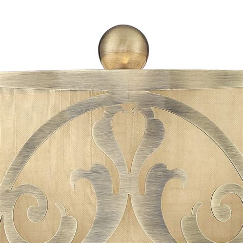 Possini Euro Doris 30 1 2 Brass Double Shade Candlestick Table Lamp
