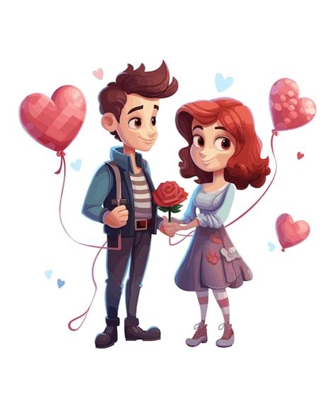 Premium Vector Cute Couple Love Vector Design