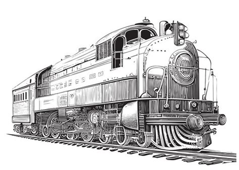 How To Draw A Real Train