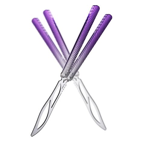 Nabalis Wing Butterfly Knife Balisong Trainer Dull Blade Toy Butterfly