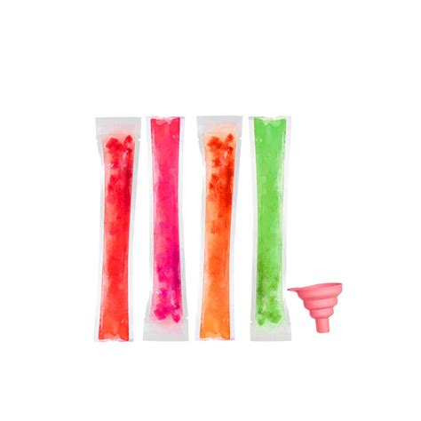 Popsicle Packagingcustom Printed Food Grade Heat Seal Plastic Clear