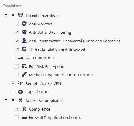 Harmony Endpoint Client Package And Blades Enabled Check Point Checkmates