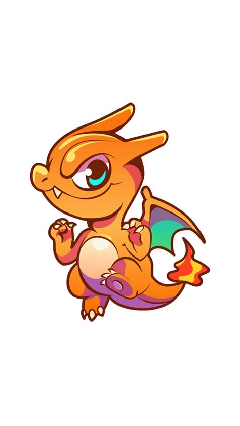 Chibi Shiny Charizard Redraw By Hime Nyan On Deviantart Artofit