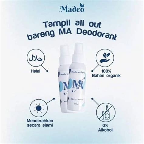 Jual Madeodeodorant Spray Shopee Indonesia
