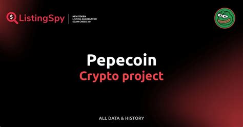 Pepecoin Crypto Project Pep Token Listings Events Analysis Listingspy
