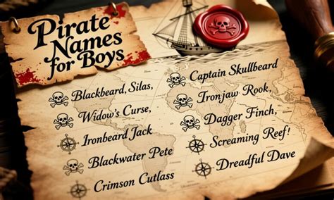 550 Pirate Names Best Male Female Funny And Famous Name Ideas