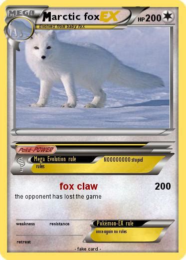 Pokémon Arctic Fox 23 23 Fox Claw My Pokemon Card