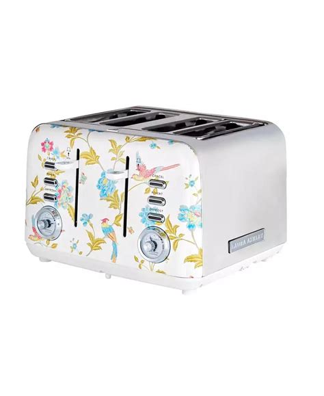 Laura Ashley Elveden White 4 Slice Toaster Free Shipping Beyondstyle