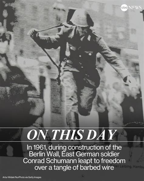 On This Day In 1961 As Workers Began Constructing The Berlin Wall