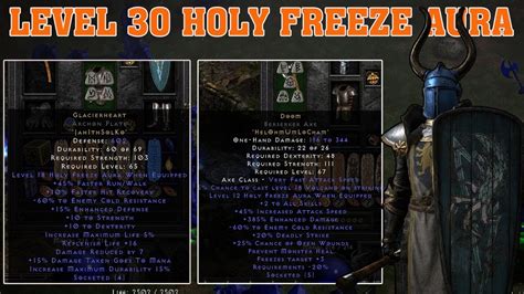 🔥 Diablo 2 Resurrected Level 30 Holy Freeze Aura Mod Build Absolute
