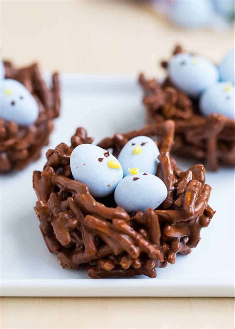 Chocolate Egg Nest Treats I Heart Naptime