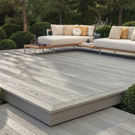 Millboard Enhanced Grain Composite Decking Smoked Oak Plastixplus