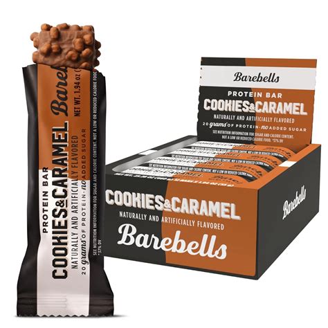 Protein Bar Barebells Galletas Y Caramelo 20g 12 Unidades Bodega