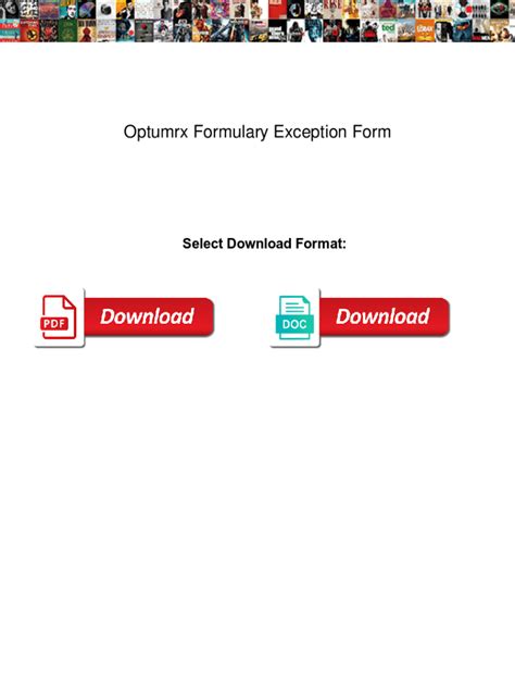 Fillable Online Optumrx Formulary Exception Form Optumrx Formulary