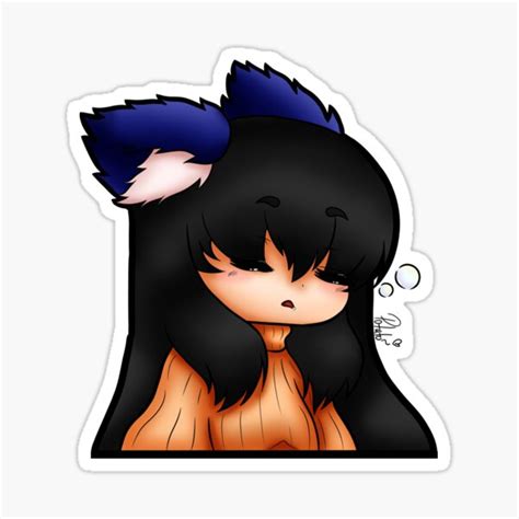 Chibi Gorl 9 Sticker For Sale By Potatofluff Redbubble