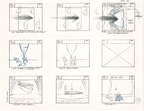 Mighty Mouse Hand Drawn Animation Production Storyboard 1979 Ep 7 A 02