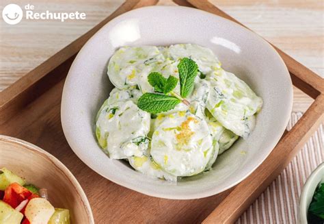Ensalada De Pepino Y Yogur Un Acompañamiento Perfecto