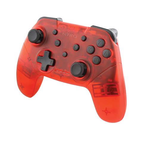 Nyko Nsw Wireless Core Controller Translucent Red 87261