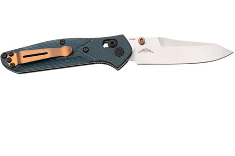 Benchmade Mini Osborne 945 04 Stonewashed M390 Blue Denim Micarta