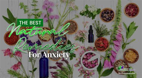 The Best Natural Remedies For Anxiety