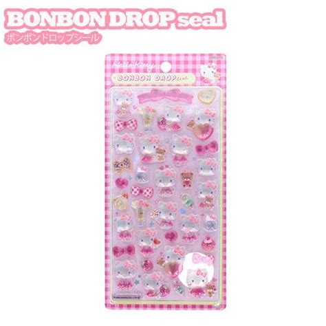 Bonbon Dropシール ボンボンドロップシール ハローキティピンク サンリオ サンスター文具 S8812101 Nobumaru