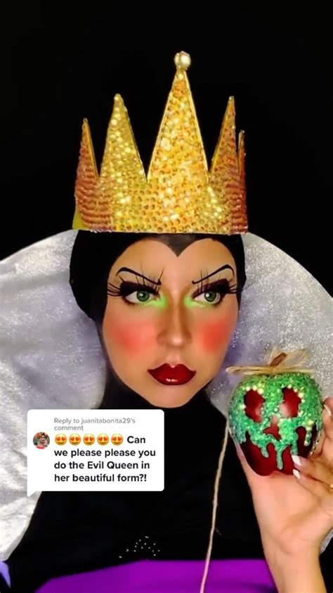 Evil Queen 🍎 🪞 Disney Makeup Character Makeup Disney Villains Makeup