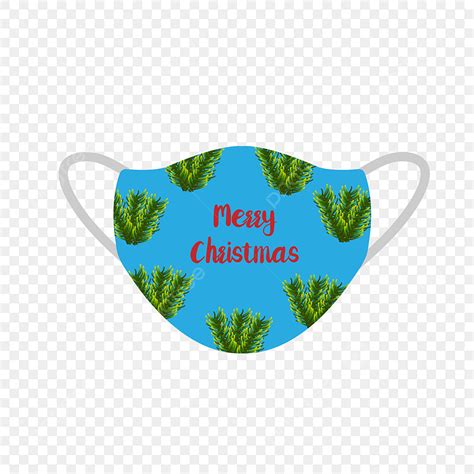 3d Face Mask Vector Hd Images Face Mask With Grass Png Christmas Png